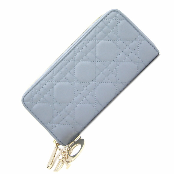 Dior | Accessories | Christian Dior Dior Round Long Wallet Cannage ...